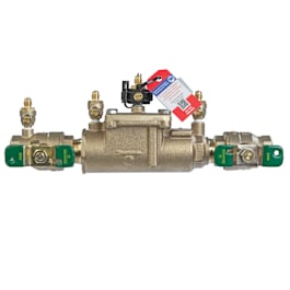 Watts 007M1-QT-FZ Double Check Backflow Preventer, Quarter-Turn Shut ...