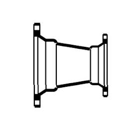 Bushing, 6 x 4" Bell x Bell Ductile Iron | Heritage Plus