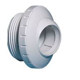 Waterway Threaded Eyeball Fitting, 1-1/2" MPT, 1" Eye Opening, White ...