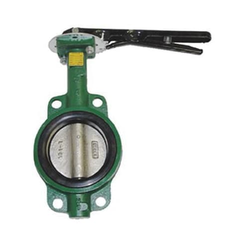 American Granby Butterfly Valve, Wafer Green Ductile Iron/ENP-Plated ...