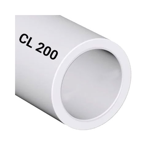 3/4" x 20' Class 200 SDR-21 Bell End White PVC Pressure Pipe | Heritage ...