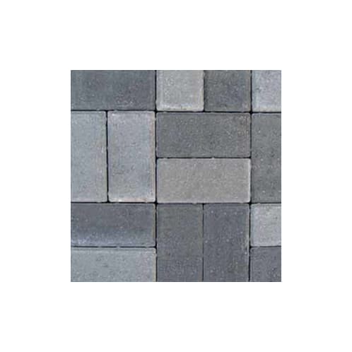 Paver Stone, 4" x 8" Rectangular Sterling Gray Interlocking Holland ...