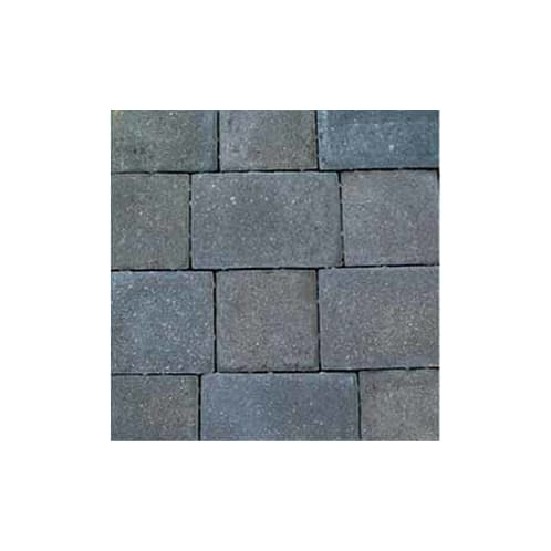 Paver Stone, 6" x 9" Rectangular Charcoal Traditional Cobble Series