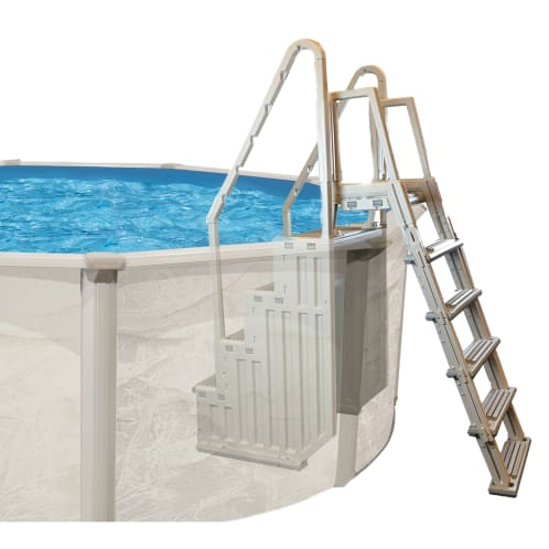 Confer HD Ground to Step Entry Ladder | 8000X | Heritage Pool Plus