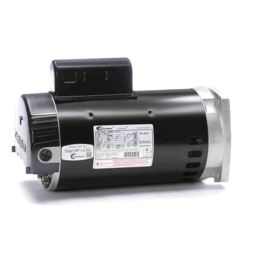 Century Pool Pump Motor 2HP 1-Speed 1 Phase 60Hz 208-230V 56Y Frame ...