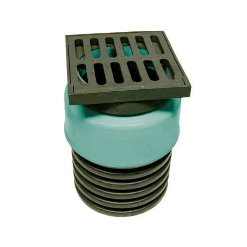 ADS Grate, Inline Round Ductile Iron Black 10" | DFE1099CGS | Heritage Plus