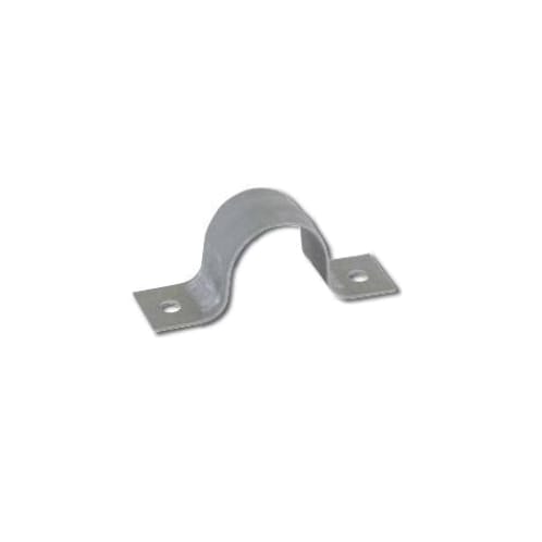 1/2" IPS Steel Galvanized 2-Hole For IPS Pipes Pipe Strap | EZE43021