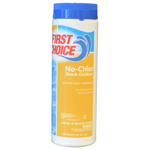 First Choice No-Chlor Shock-Oxidizer 2 lb Bottle 12/Case | F024002024FC ...