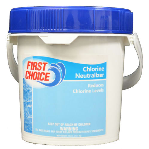 First Choice Chlorine Neutralizer 5 lb Pail 8/Case | F088005040FC ...