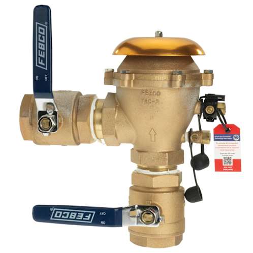 Febco 765-QT-FZ Pressure Vacuum Breaker Backflow Preventer Quarter Turn ...