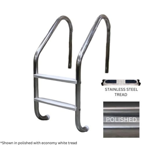 Global 2 Tread Economy Ladder .049 with Stainless Steel Treads | GPP-LD ...