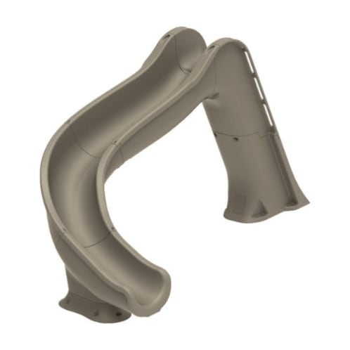 Global Sidewinder Slide Left, Sand | GPPSSW-SAND-L | Heritage Pool Plus
