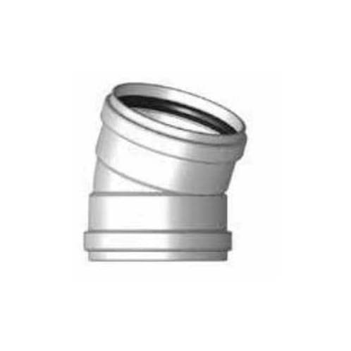 Sewer Elbow, 4"Gasketed PVC G Series SDR-35 22-1/2 Degrees 1/16 Bend ...