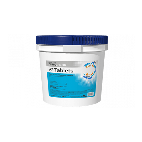 Durachlor 3" Chlorine Tablets 50 lb Pail | C002351-PL50 | Heritage Pool ...