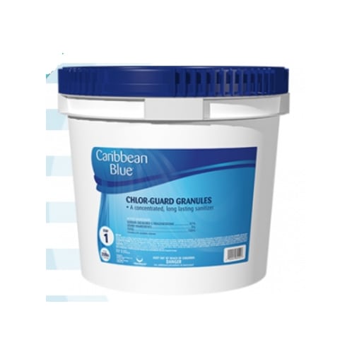 Caribbean Blue Chlor-Guard Dichlor Chlorine Granular 10 lb Pail 4/Case ...