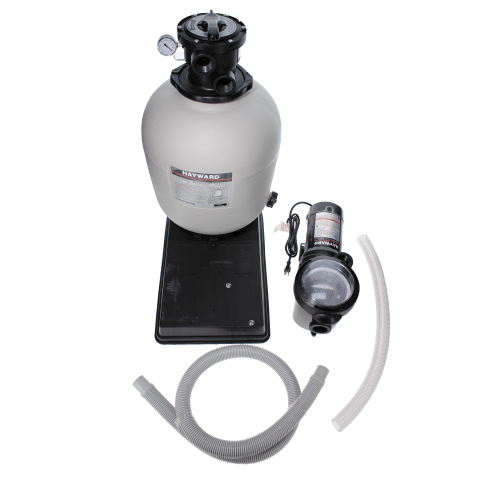 Hayward ProSeries 18" Sand Filter System w/ Valve & 1 HP Power-Flo ...