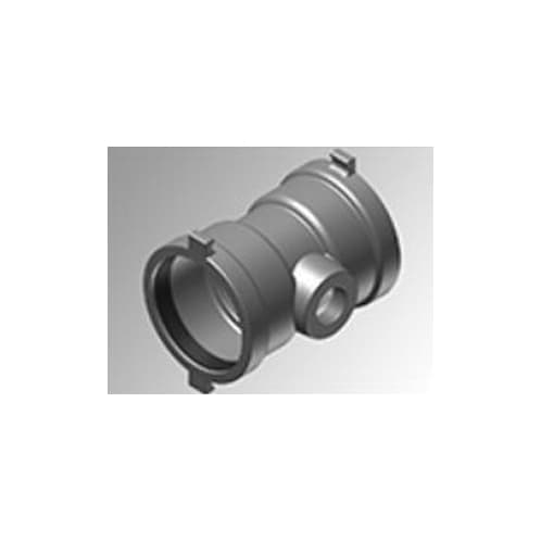 Tapped Tee, 1-1/2"FNPT Ductile Iron