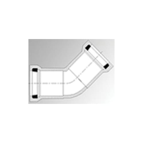 PVC Elbow 4 in. Gasketed SDR-21 45 Degree 1-Piece | 122040