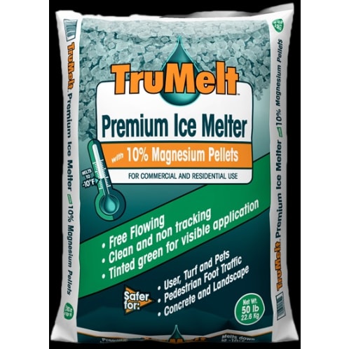 AgSalt Dead Sea Mag Ice Melter, 50 lb Solid Crystalline Dark Green 10% ...