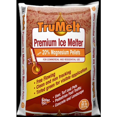 AgSalt Dead Sea Mag Ice Melter, 50 lb Solid Crystalline Light Green 20% ...