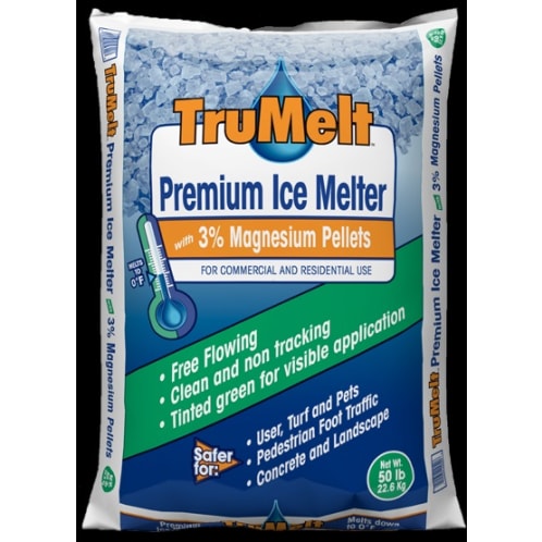 AgSalt Dead Sea Mag Ice Melter, 50 lb Solid Crystalline Light Green 3% ...