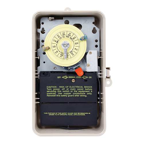 Intermatic 24-Hour 120V Mechanical Time Switch, SPST, Pool Heater ...