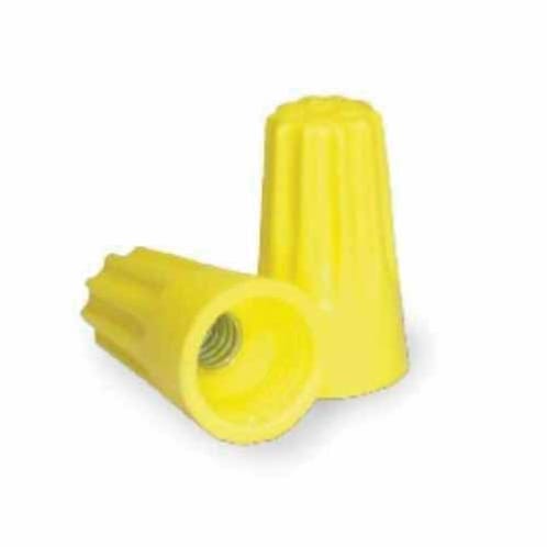 300 V 22-10 AWG Copper/Copper Yellow 100 Pieces/Box Push-In Wire Nut ...