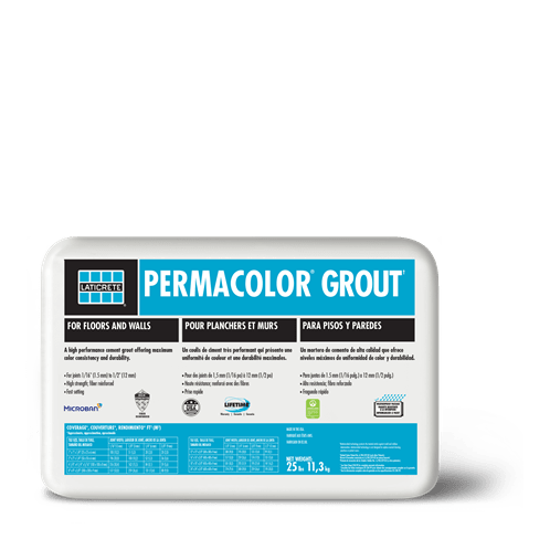 25 lb Natural Gray Permacolor Grout | Heritage Plus