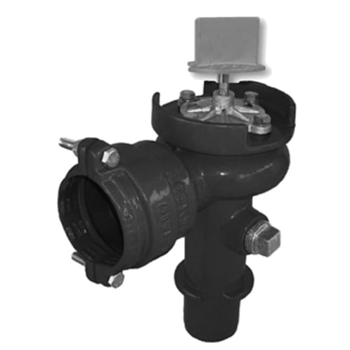 2-1/2" Spigot x Gasketed Epoxy Coated Ductile Iron 350 psi LV Series ...