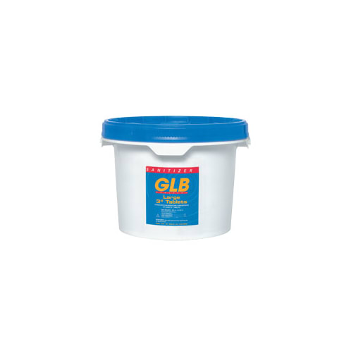 GLB Large 3" Chlorine Tablets 4 lb Pail 8/Case | 71228A | Heritage Pool ...