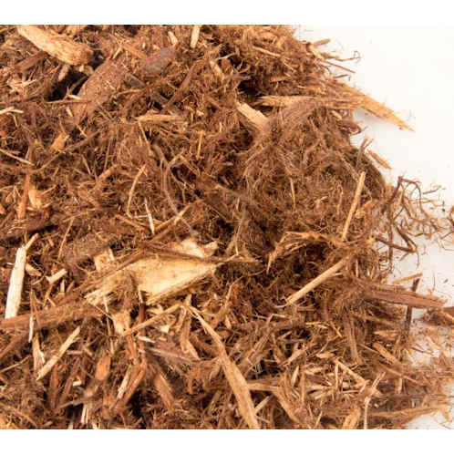 1/4 to 4" Western Red 4 cu-yd Coverage Grade A Bark Cedar Mulch ...