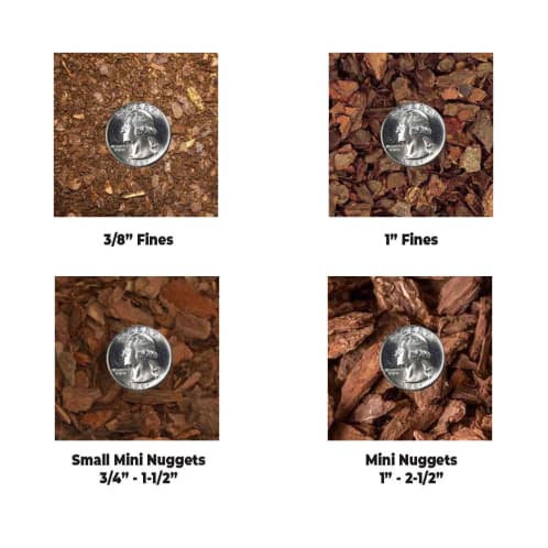 Pine Nuggets, 3 Cubic ft. Bagged Bark Mulch | Heritage Plus