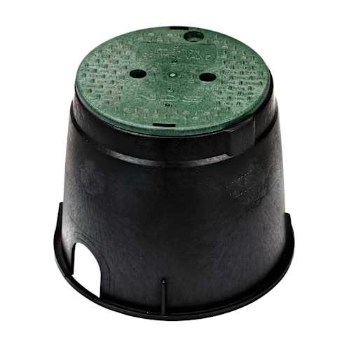 NDS 10" Round Valve Box with Overlapping Cover | NDB111BC | Heritage Plus