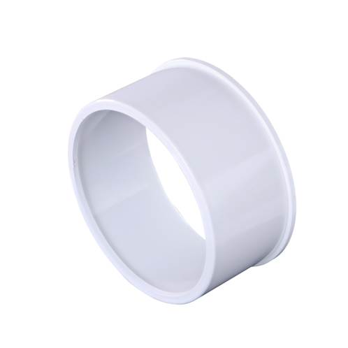 6" DWV Sewer Spigot x S&D Hub White PVC SDR-35 Solvent Weld Straight ...