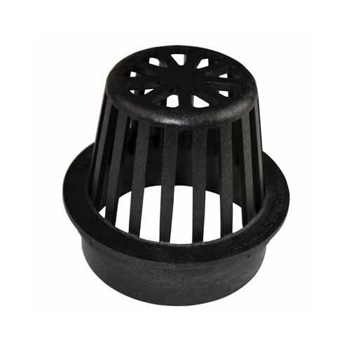 4" Round Black Drain Atrium Grate | NDS78 | Heritage Plus