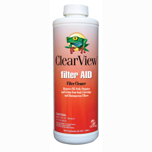 Clearview Filter Aid Filter Cleaner 32 fl oz Bottle 12/Case | CVLFAQT12 ...