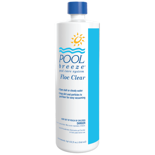 Pool Breeze Floc Clear Clarifier 32 fl oz Bottle 12/Case | 88566 ...