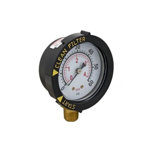 Pentair Pressure Gauge Top Mount w/ Indicator | 190058Z | Heritage Pool ...