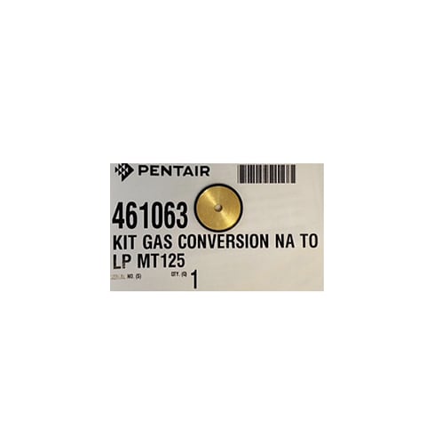 Pentair MasterTemp 125 Natural Gas to Propane Conversion Kit | 461063 ...