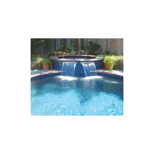 Pentair Sheet Waterfall 12" w/ 6" Extended Lip - White | 581201FSW