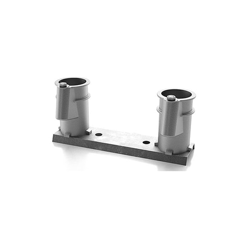 Perma-Cast 8" O.C. Handrail Anchor Set 4" Aluminum Anchors | PC-4008-AC ...