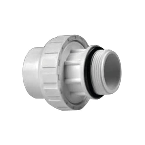 Praher 1.5" SKT PVC Full Flow Union | 150-903 | Heritage Pool Plus