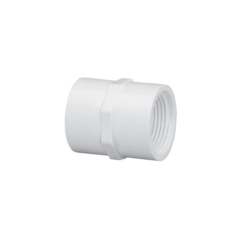 Sch. 40 Gray PVC Coupling 3/4 in. FPT | 43000745 | Heritage Plus
