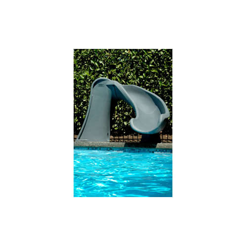 SR Smith Cyclone Pool Slide, Right Turn, Sandstone | 698-209-58123 | Heritage Pool Plus