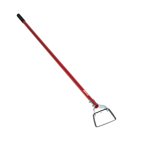 6" x 4" 60" Red Powder Coated Aluminum Handle Classic Series Landscape ...