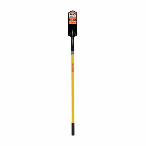 4" Blade 14 ga Yellow Professional Grade Fiberglass Handle Trenching ...