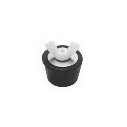 Winter Rubber Expansion Plug #00 w/ White Nylon Wing Nut for 1/2" Pipe ...