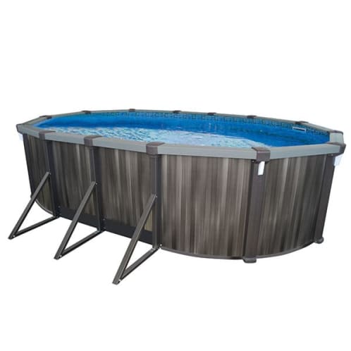 Trevi 178 Matrix 18' x 33' Oval ABG Pool, 52" Wall, A-Frame | 64915S ...