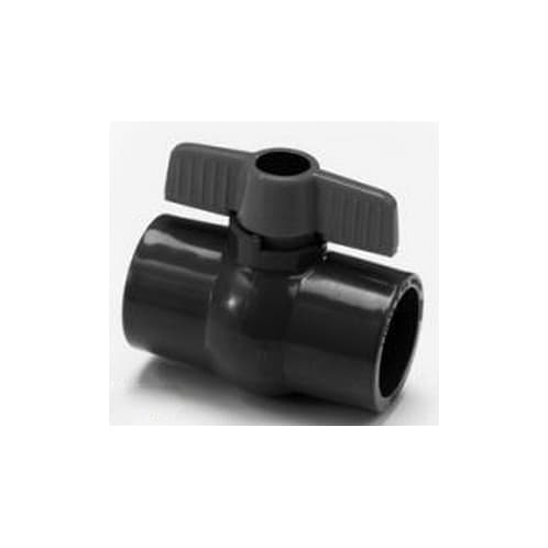 PVC Sch 80 Ball Valve 1-1/2" Slip w/ EPDM Seats | HMIP150SE | Heritage Plus