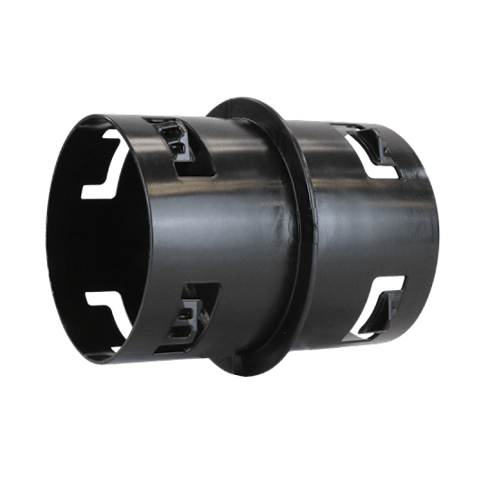 ADS Internal Coupler, Snap HDPE Single Wall Black 6" | DFE0615AA